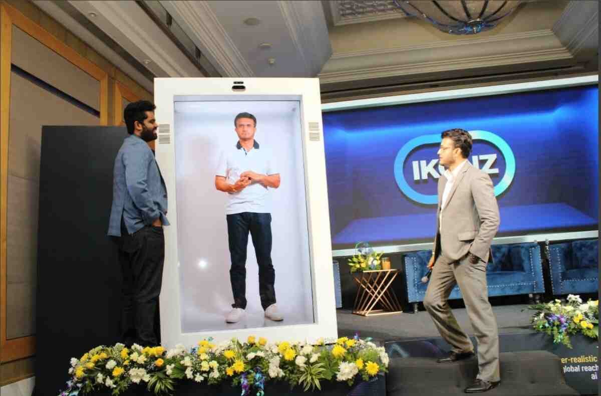 Ikonz Unveils AI Digital Avatar Of Sourav Ganguly On The HXR Device ...